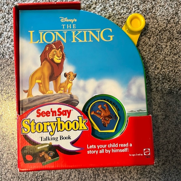 Mattel | Toys | Mattel Lion King See N Say Storybook Talking Book ...
